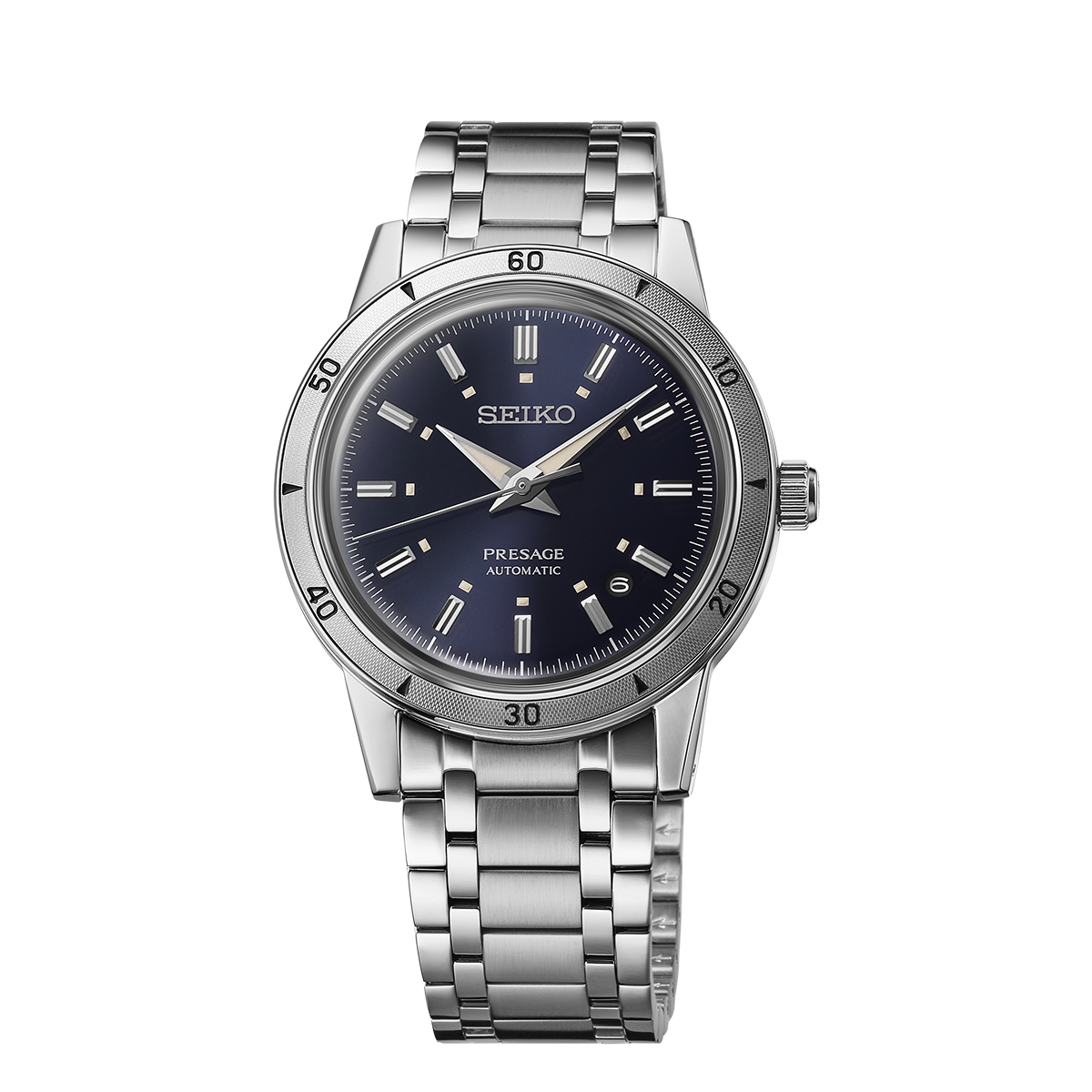 Seiko Presage Style 60s Elegant Navy Watch SRPL07J1