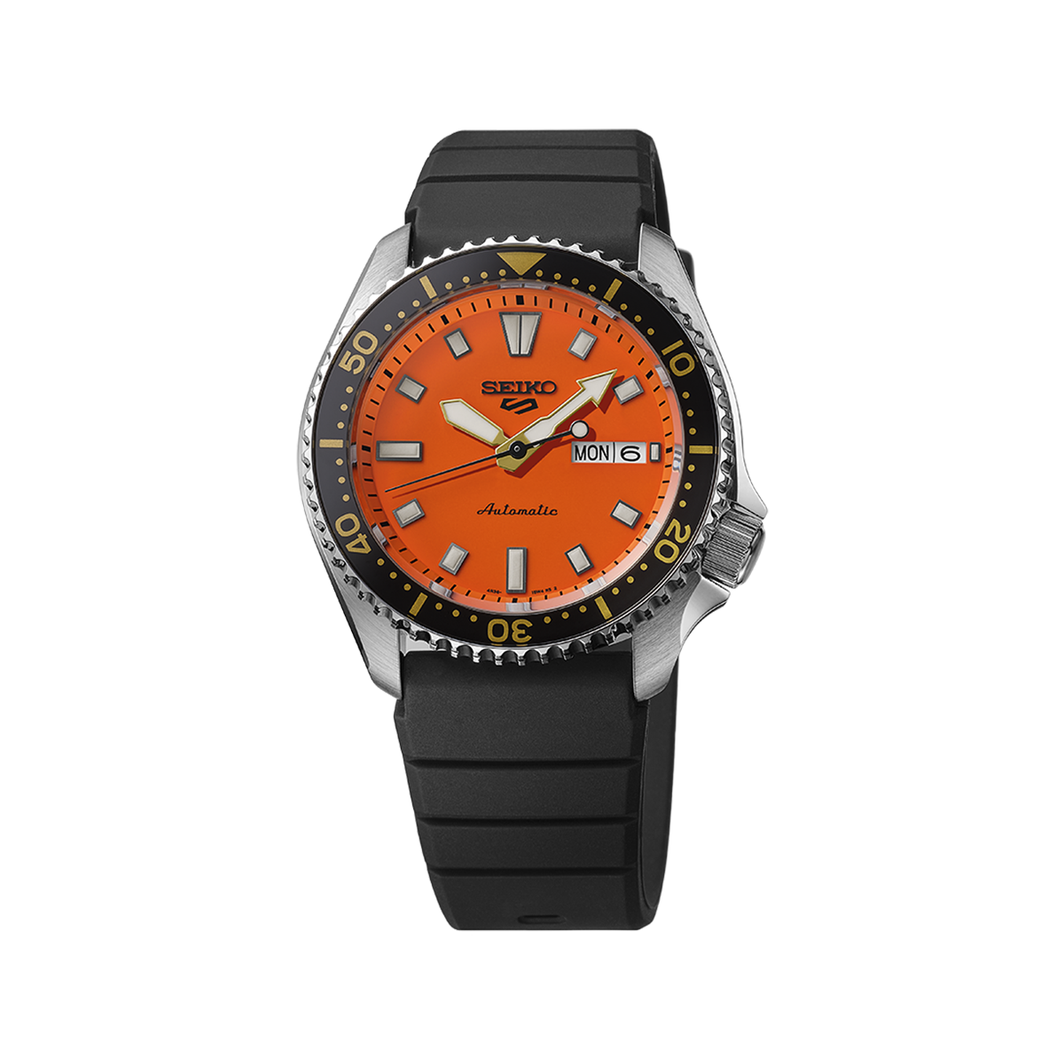 Seiko 5 Sports SKX Redux In Daichi Orange Mens Watch SRPL89K1